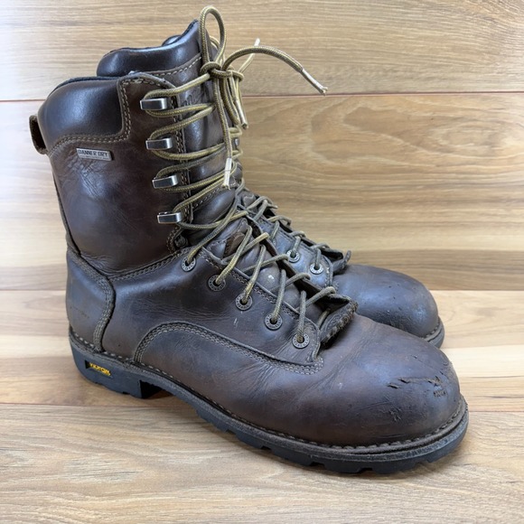 Danner | Shoes | Danner Gritstone 8 Mens 95 D Brown Leather Alloy Toe ...